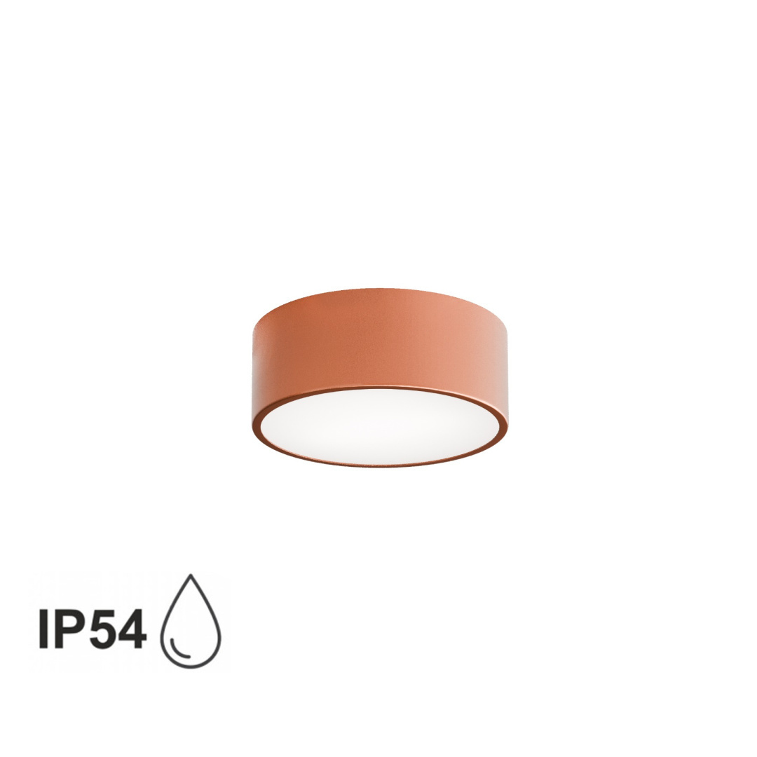 Lampa sufitowa łazienkowa na taras Plafon CLEO 200 IP54 Miedź Lampa sufitowa łazienkowa na taras Plafon CLEO 200 IP54 Miedź